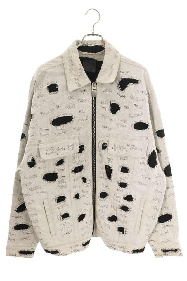 ジバンシィ サイズ:M  BM00Q55Y3E ジップアップデニムブルゾン 中古 OM10