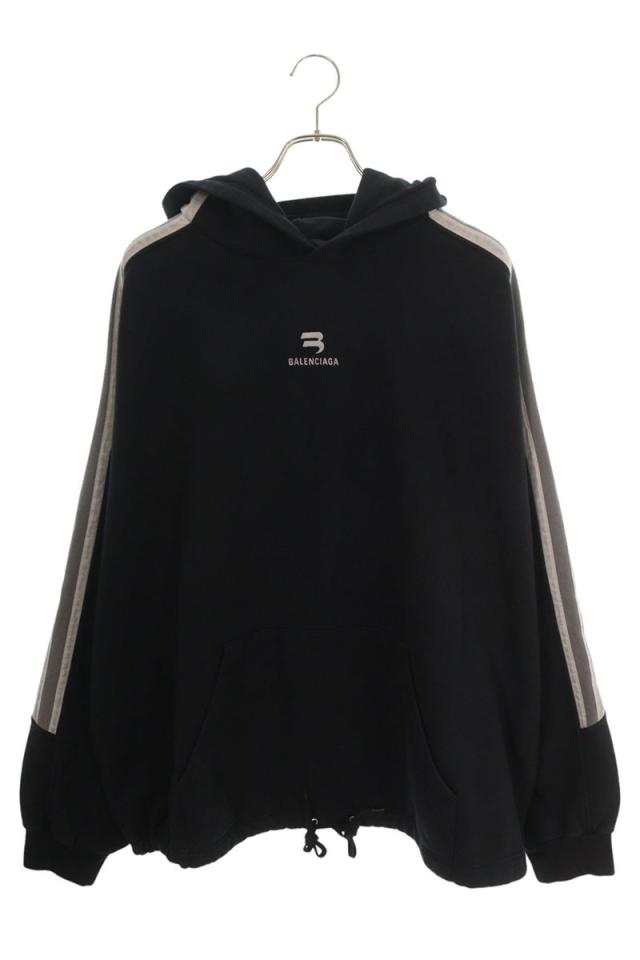 バレンシアガ サイズ:S  22AW  704023 TMVG2 スポーティーBプルオーバーパーカー 中古 SB01