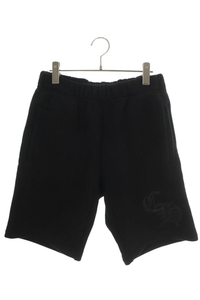 クロムハーツ サイズ:S  7-11 SHORTS CHロゴ刺繍スウェットハーフパンツ 中古 GZ11