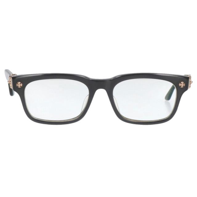 クロムハーツ サイズ:54□19-149  VAGILANTE CHプラステンプルウェリントン眼鏡 中古 OK15