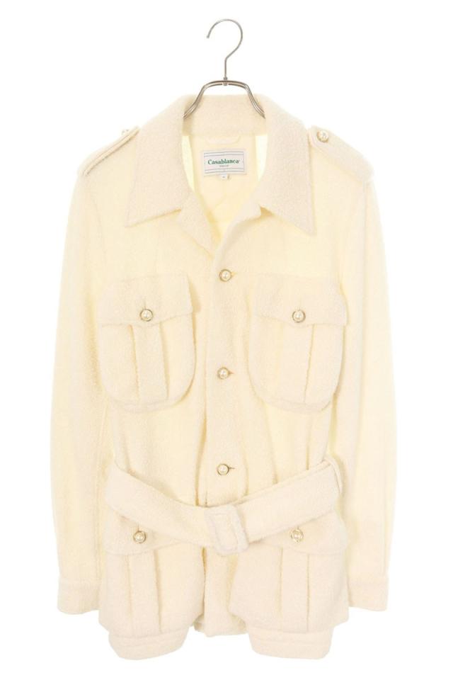 カサブランカ サイズ:M  MS21-JK-032 テリークロス サファリジャケットブルゾン 中古 BS99