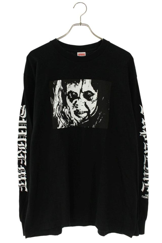 シュプリーム サイズ:L  25AW  The Exorcist Mother L S Tee エクソシストマザープリント長袖カットソー 中古 SB01