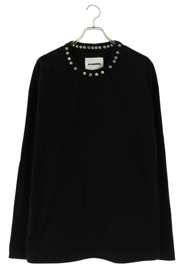 ジルサンダー サイズ:XL  25AW  J22GC0216 ネックスタッズ長袖カットソー 中古 BS99