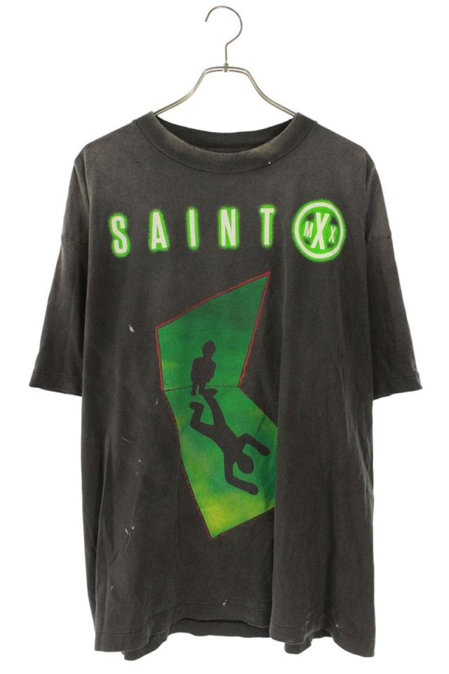 セントマイケル サイズ:XL  SM-HR1-0000-015 プリントTシャツ 中古 SB01