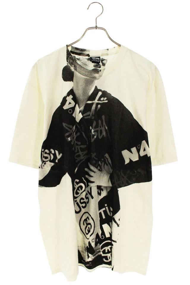 ステューシー サイズ:L  25AW  Paris Tee パリプリントTシャツ 中古 BS99