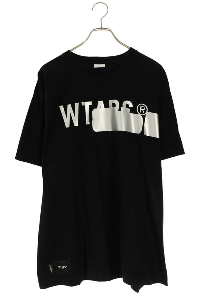 ダブルタップス サイズ:2  25SS  251ATDT-STM06S ロゴプリントTシャツ 中古 BS99