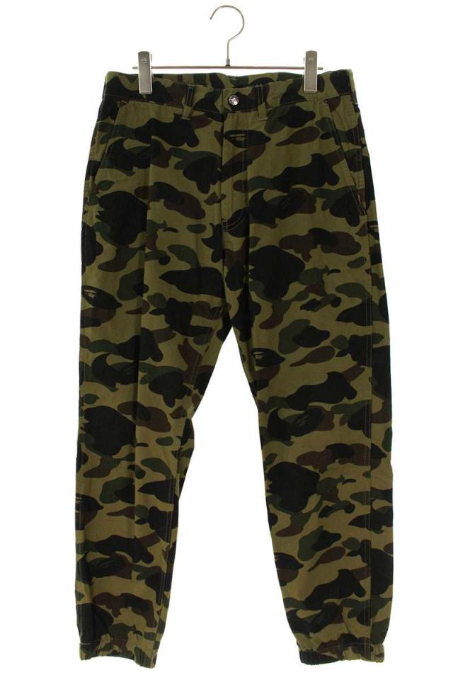 アベイシングエイプ サイズ:S  001PTD301005X カモフラ柄ロングパンツ 中古 BS99