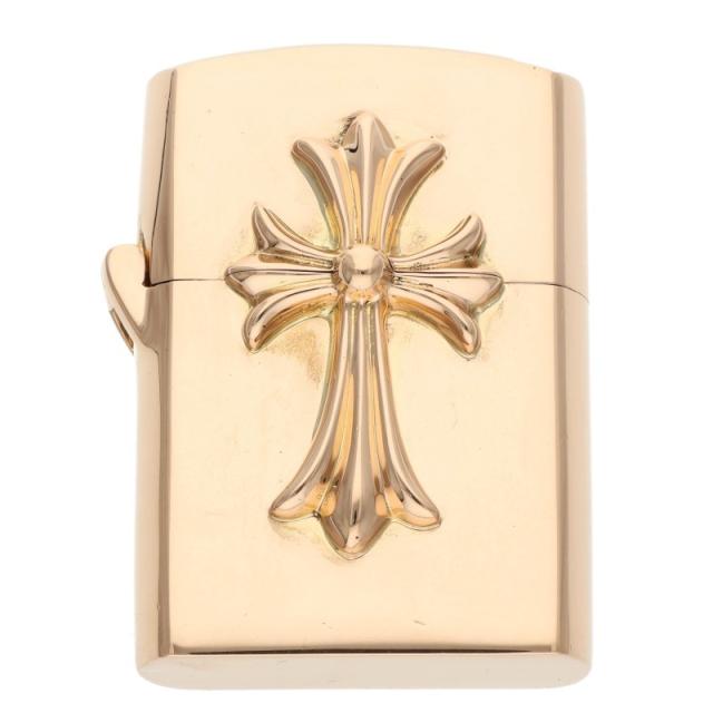クロムハーツ 22K ZIPPO LIGHTERZ-V1 V1スモールCHクロスジッポライター 中古 SJ02