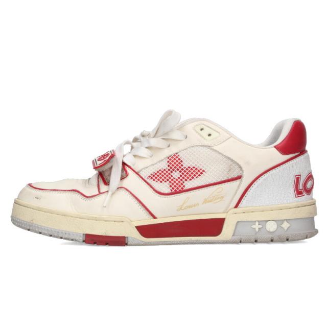 ルイヴィトン サイズ:7  LVトレイナー・ライン ベルクロローカットスニーカー 中古 SB01