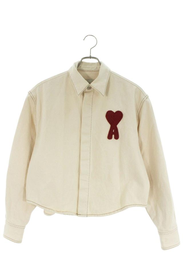 アミアレクサンドルマテュッシ サイズ:XXS  FSH169 ハートパッチデニムジャケット 中古 SB01