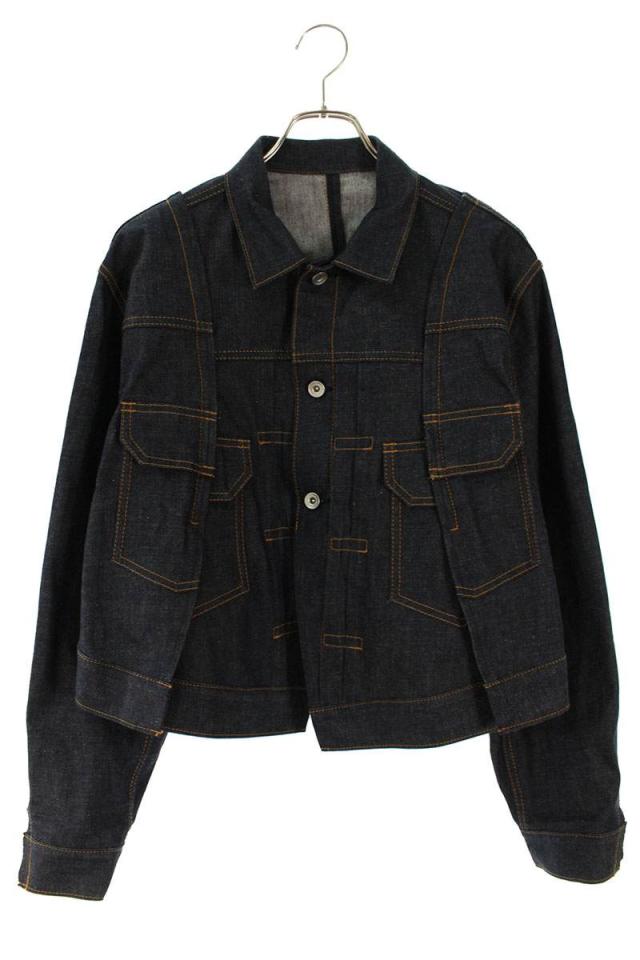 サカイ サイズ:2  24-07354 立体スリットデニムジャケット 中古 BS99