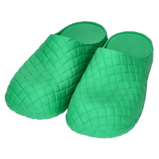 ボッテガヴェネタ サイズ:44  BEEBEE CLOGS イントレチャートラバーサンダル 中古 BS99