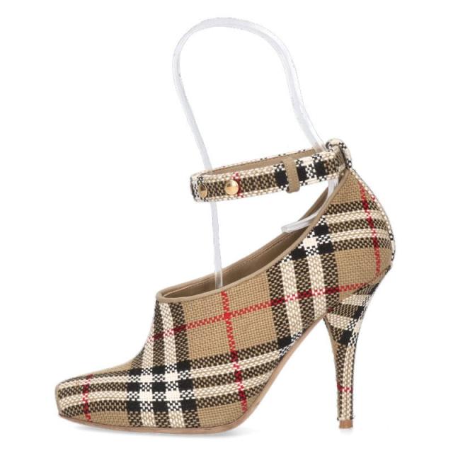 バーバリー サイズ:35.5  8012222 ヴィンテージチェックヒールパンプス 中古 BS99