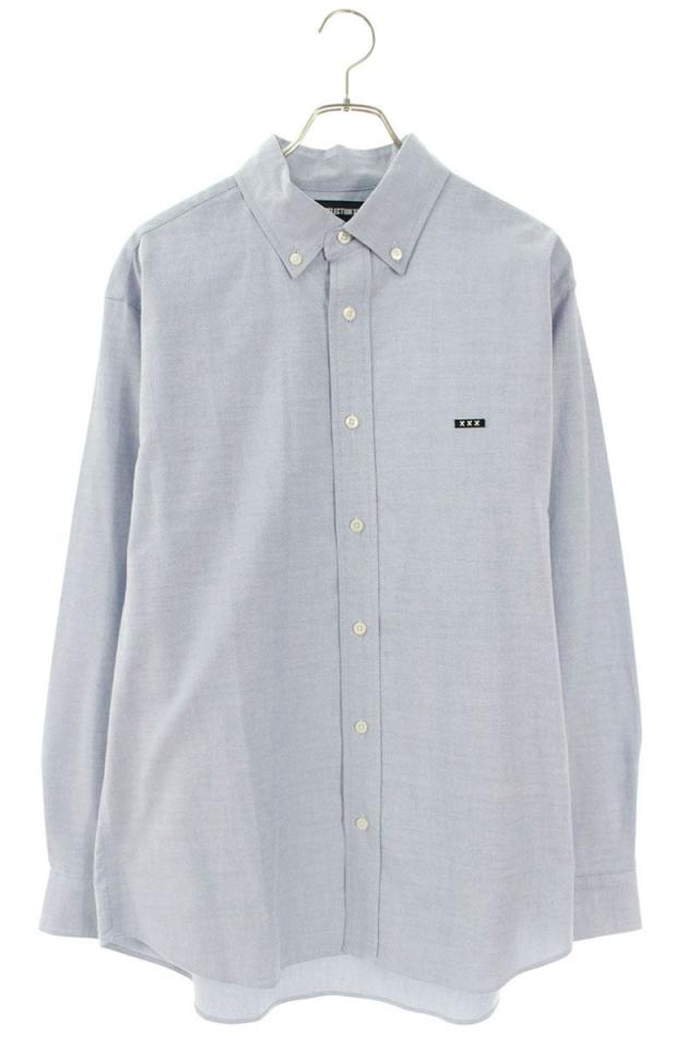 ゴッドセレクショントリプルエックス サイズ:L ロゴワッペン長袖シャツ 中古 BS99