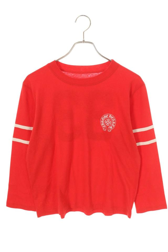 クロムハーツ サイズ:M  ROLLER SKATE HORSESHOUE L S TEE ナンバリングプリント長袖カットソー 中古 SJ02