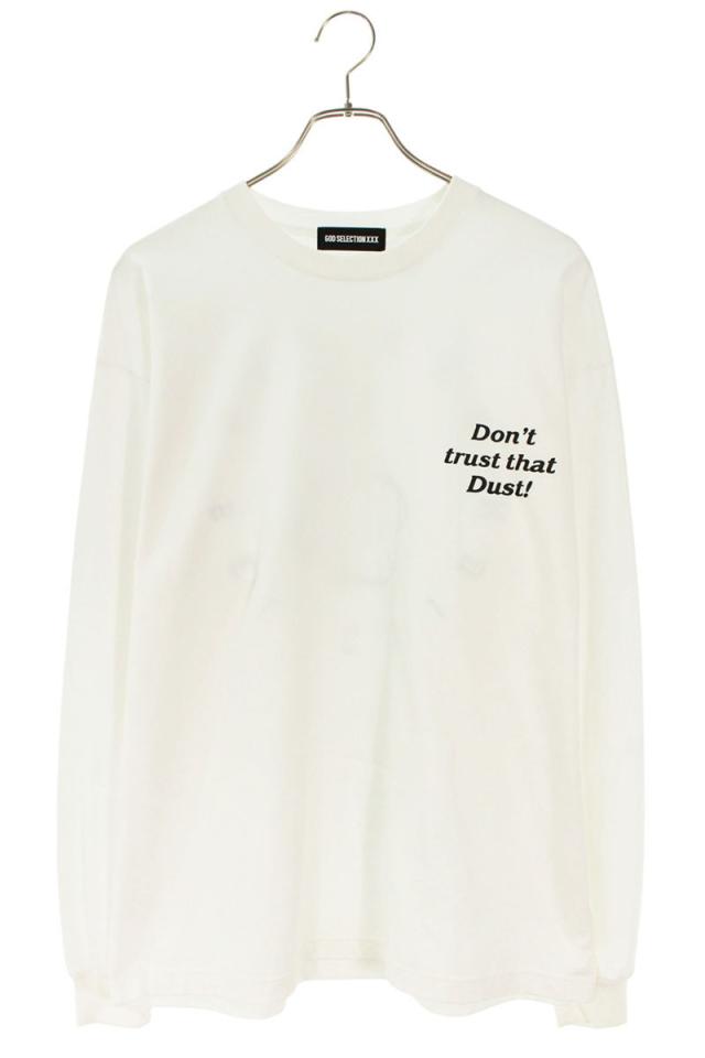 ゴッドセレクショントリプルエックス サイズ:L ロゴプリント長袖カットソー 中古 BS99