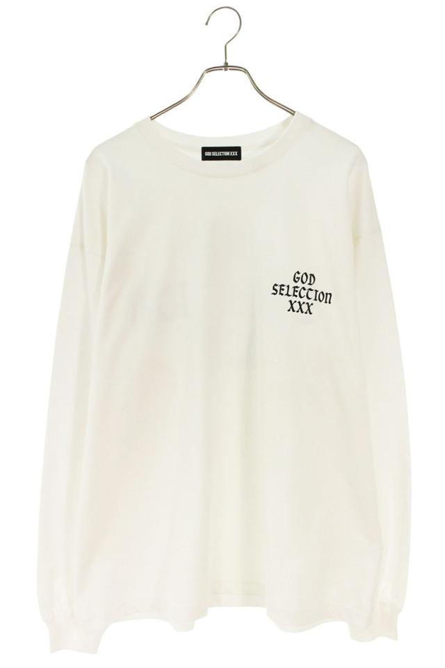 ゴッドセレクショントリプルエックス サイズ:XL ロゴプリント長袖カットソー 中古 BS99