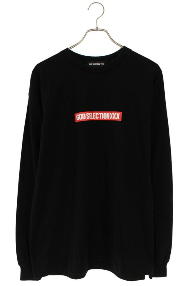 ゴッドセレクショントリプルエックス サイズ:L ロゴプリント長袖カットソー 中古 BS99