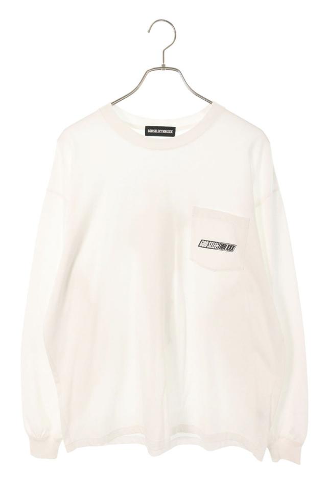 ゴッドセレクショントリプルエックス サイズ:L ロゴプリントポケット長袖カットソー 中古 BS99