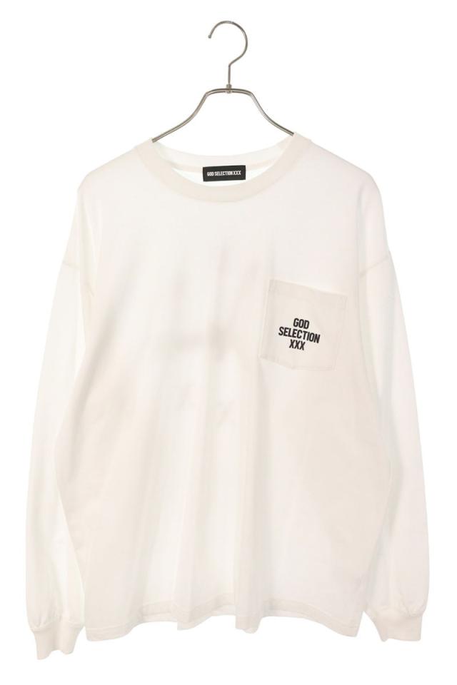 ゴッドセレクショントリプルエックス サイズ:L ロゴプリントポケット長袖カットソー 中古 BS99