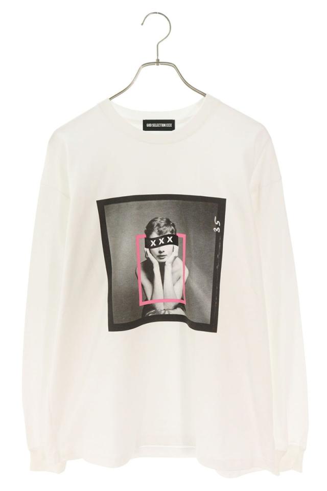 ゴッドセレクショントリプルエックス サイズ:L グラフィックロゴプリント長袖カットソー 中古 BS99