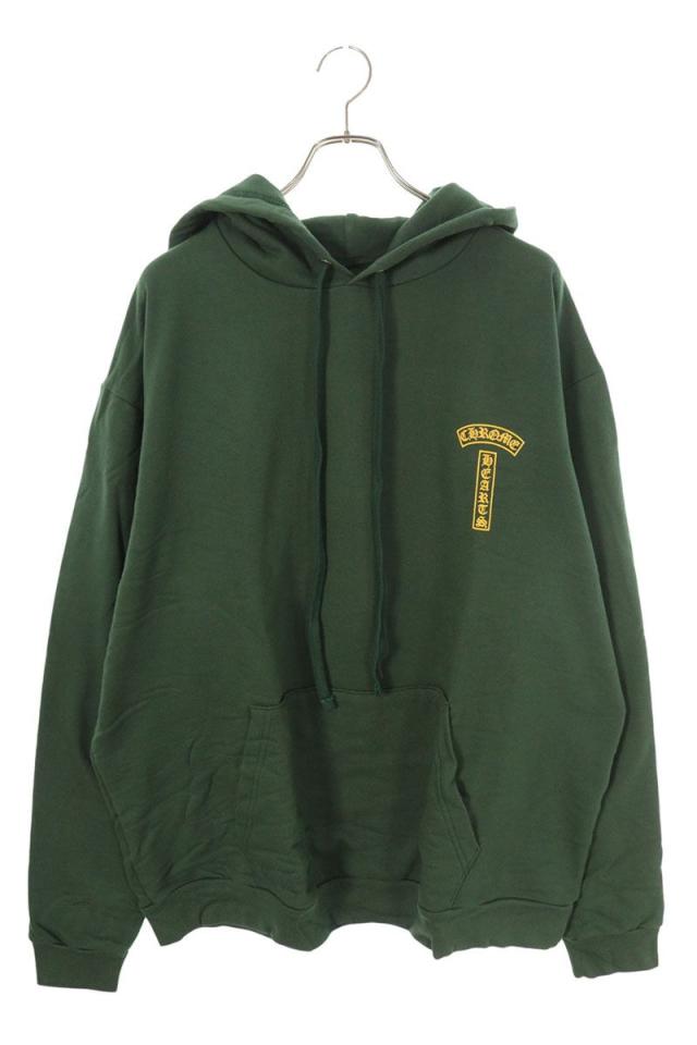 クロムハーツ サイズ:XL  SWTSHRT HD PLVR オンライン限定バックロゴプリントプルオーバーパーカー 中古 SS07