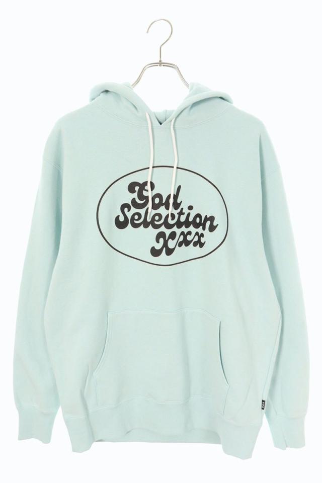 ゴッドセレクショントリプルエックス サイズ:L ロゴプリントパーカー 中古 BS99