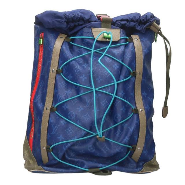 ルイヴィトン   M43833 バックパック モノグラム・エベヌ モノグラムスプリットバックパック 中古 SB01