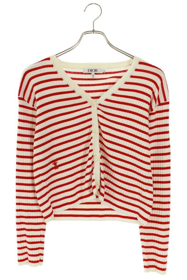 ディオール サイズ:13  5WBM14CARB ボーダーロゴカーディガン 中古 BS99