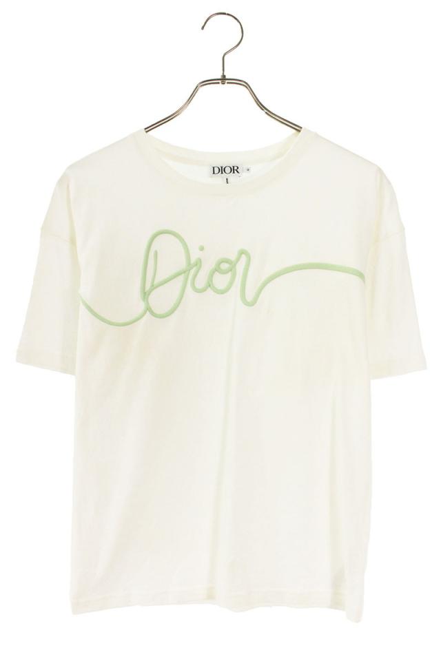 ディオール サイズ:12  3WBM23TEED ロゴ刺繍Tシャツ 中古 BS99