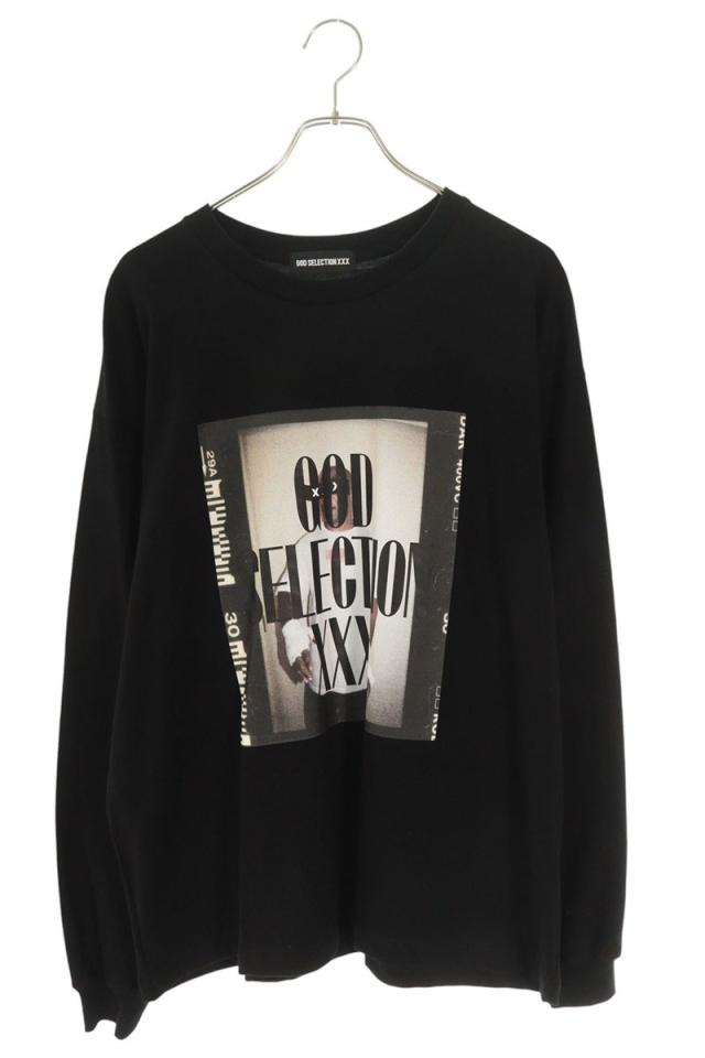 ゴッドセレクショントリプルエックス サイズ:L グラフィックロゴプリント長袖カットソー 中古 BS99
