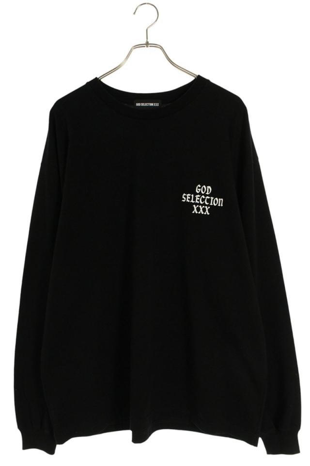 ゴッドセレクショントリプルエックス サイズ:XL ロゴプリント長袖カットソー 中古 BS99