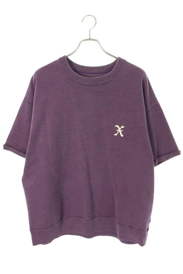 ゴッドセレクショントリプルエックス サイズ:L ワッペン半袖スウェット 中古 BS99