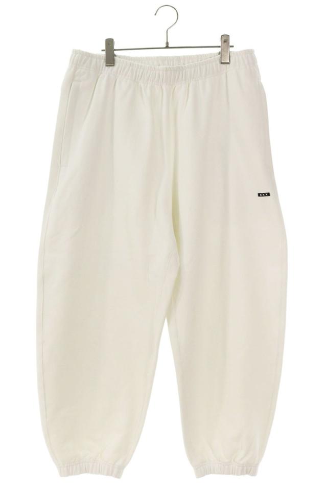 ゴッドセレクショントリプルエックス サイズ:XL ロゴワッペンスウェットロングパンツ 中古 BS99