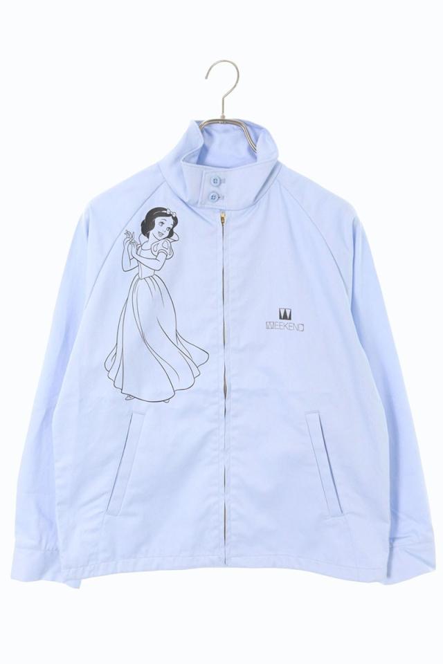 シークエル サイズ:S  24AW  WE-24AW-SWJK-01 WEEKEND  WHITEプリントブルゾン 中古 BS99