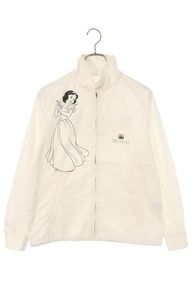 シークエル サイズ:S  24AW  WE-24AW-SWJK-01 WEEKEND  WHITEプリントブルゾン 中古 BS99
