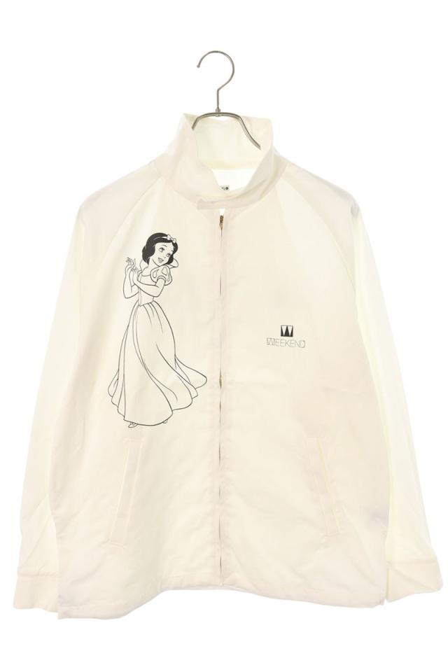 シークエル サイズ:L  24AW  WE-24AW-SWJK-01 WEEKEND  WHITEプリントブルゾン 中古 BS99