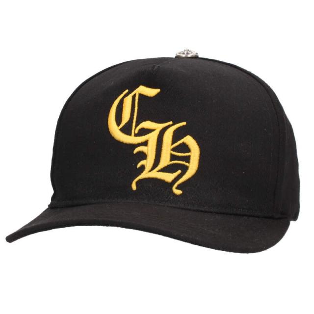 クロムハーツ サイズ:ONE SIZE  CH HAT CHロゴ刺繍ベースボールキャップ帽子 中古 SJ02