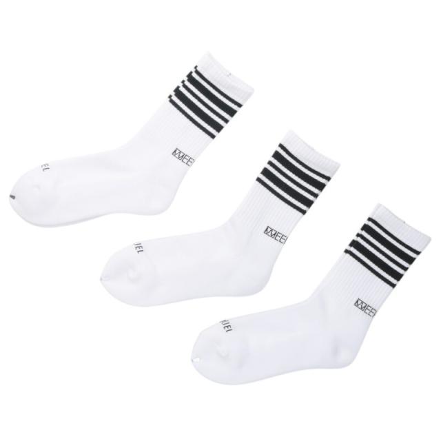 シークエル サイズ:US6〜9  25SS  WE-25SS-SO-01 WEEKEND ロゴプリント靴下 中古 BS99