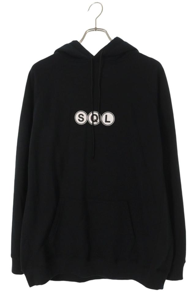 シークエル サイズ:L ロゴプリントパーカー 中古 BS99