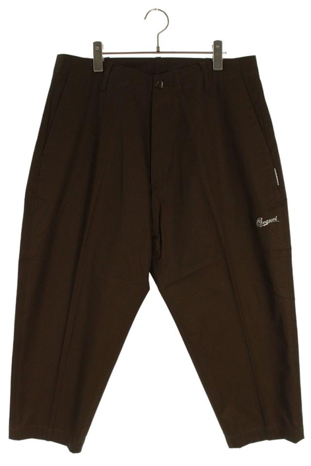 シークエル サイズ:L  TYPE-CP ロゴプリントロングパンツ 中古 BS99