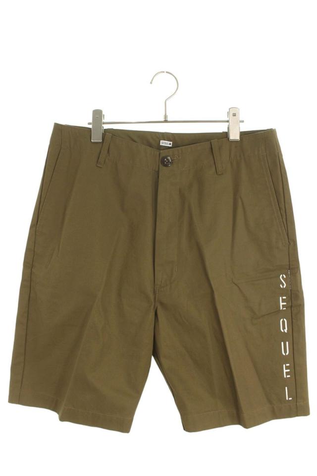 シークエル サイズ:L  TYPE-P ロゴプリントハーフパンツ 中古 BS99