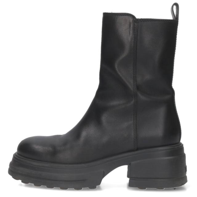 トッズ サイズ:37 バックロゴサイドジップブーツ 中古 BS99