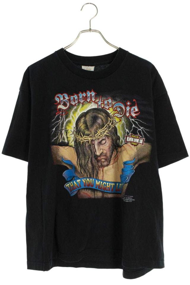ヴィンテージ サイズ:XL  1991 LIVING EPISTLES INC JESUS CHRIST Tシャツ 中古 BS99