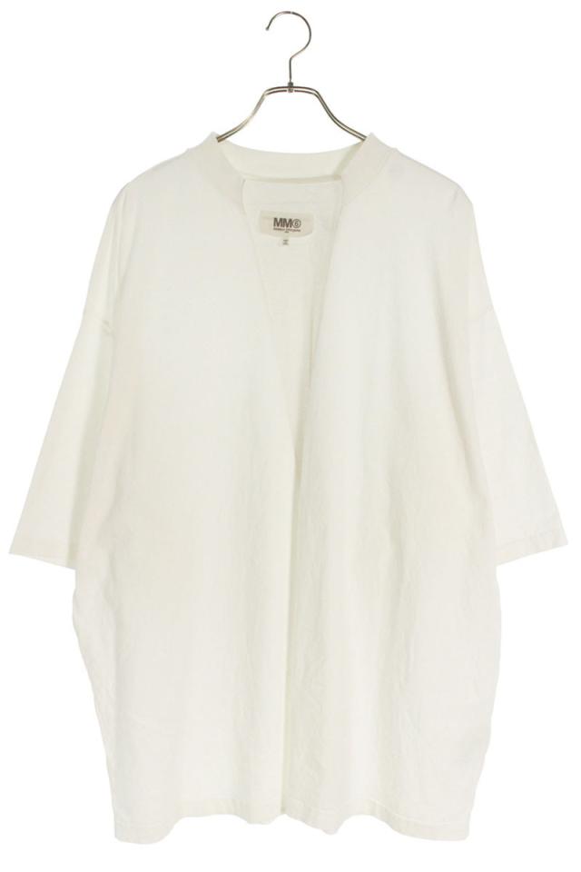 エムエムシックス サイズ:M  S52GC0288 S23962 メッシュ切替オーバーサイズTシャツ 中古 BS99