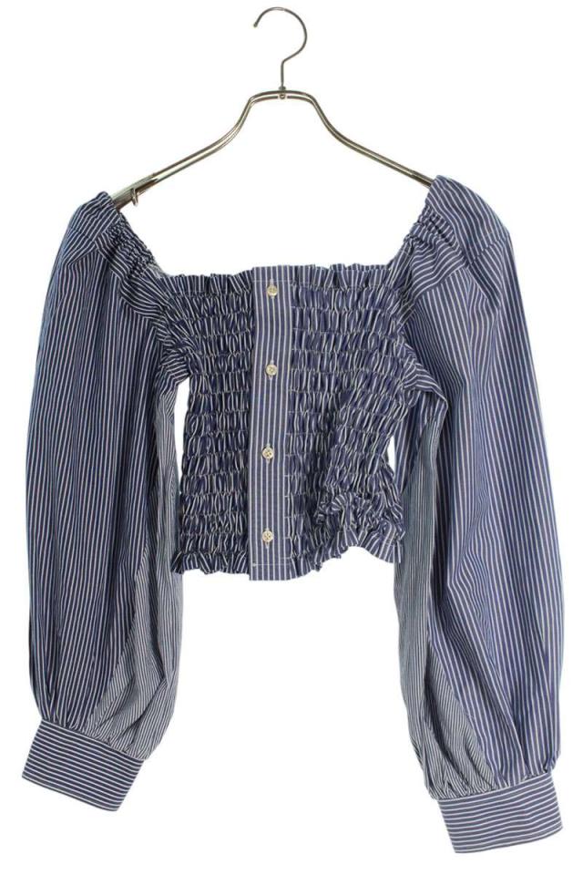 ナナナナサーカ  オフショルストライブブラウス 中古 BS99
