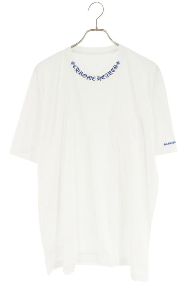 クロムハーツ サイズ:XL  CH T-SHRT 1 ネックロゴプリントTシャツ 中古 SJ02