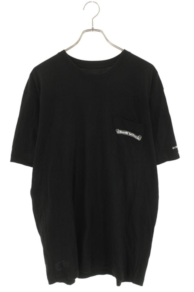 クロムハーツ サイズ:XL  CH T-SHRT 1 スクロールラベルプリントTシャツ 中古 OS06
