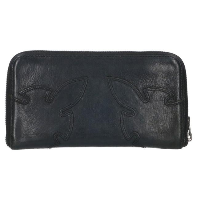 クロムハーツ   REC F ZIP ダブルフレアニーラウンドジップ財布 中古 OS06