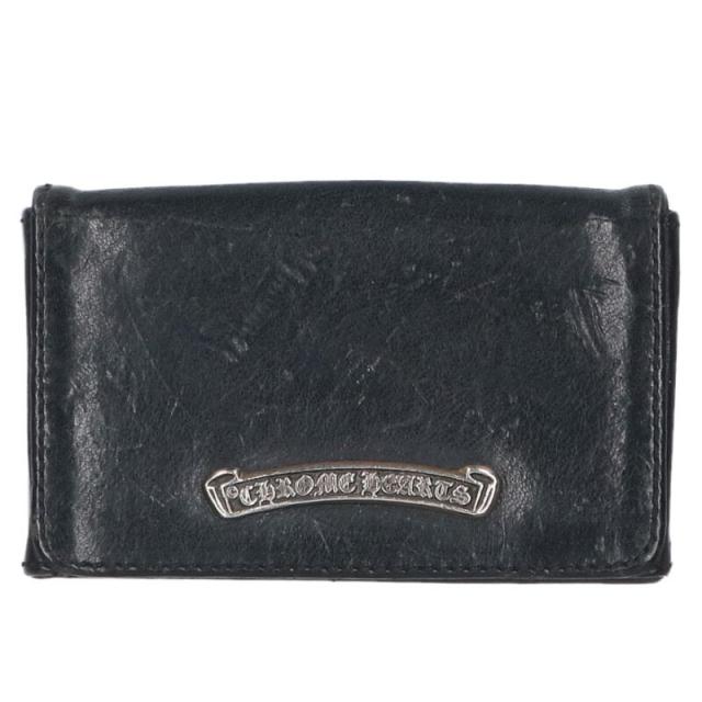 クロムハーツ   CARD CASE マグネット式レザーカードケース 中古 OS06